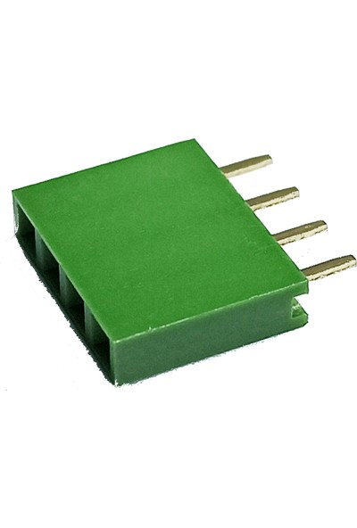 Elektronikport 1x4 Header Dişi 10 Adet Yeşil Elektronikport 1x4 Header Dişi 10 Adet Yeşil