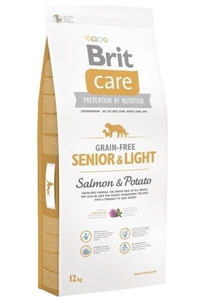 Brit Care Tahılsız Somonlu Patatesli Yaşlı Köpek Maması 12 kg