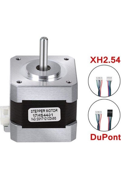 Elektronikport 17HS4401 Nema 17 Step Motor 3D Yazıcı (Sıfırdır) Elektronikport 17HS4401 Nema 17 Step Motor 3D Yazıcı (Sıfırdır)
