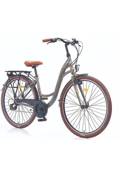 Corelli Merrie 28 Jant Vb 48K 21V Şehir Bisikleti Gri-Kahve Corelli Merrie 28 Jant Vb 48K 21V Şehir Bisikleti Gri-Kahve