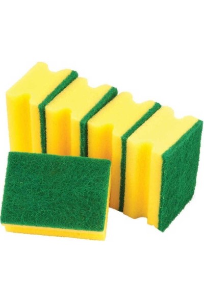 Tex Oluklu Bulaşık Süngeri 5'li