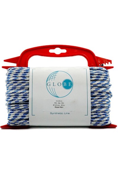 Globe Polyester Çok Amaçlı Halat Ip 3 mm 40 Mt. Globe Polyester Çok Amaçlı Halat Ip 3 mm 40 Mt.