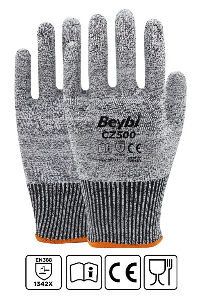 Beybi CZ500 Gıda Uyumlu Kesilmeye Dirençli Kasap Eldiveni No:9 1 Çift Beybi CZ500 Gıda Uyumlu Kesilmeye Dirençli Kasap Eldiveni No:9 1 Çift