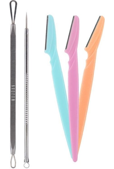 Mujgan 2'li Cilt Temizleme Seti 2'li Siyah Nokta Temizleyici Komedon + 3'lü Kaş Usturası Mujgan 2'li Cilt Temizleme Seti 2'li Siyah Nokta Temizleyici Komedon + 3'lü Kaş Usturası