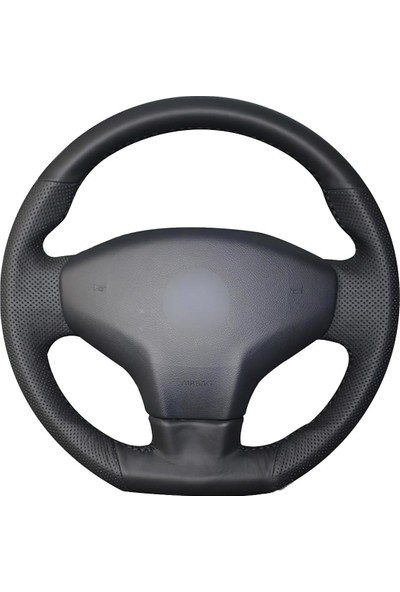 Fox Peugeot 301 Deri Direksiyon Kılıfı Araca Özel Dikmeli