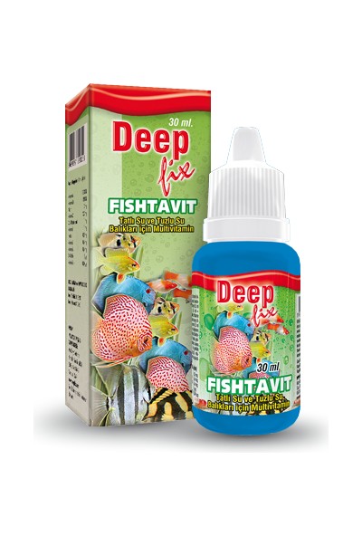 Deep Fix Deepfix Fishtavit Balık Vitamini 30 ml Deep Fix Deepfix Fishtavit Balık Vitamini 30 ml
