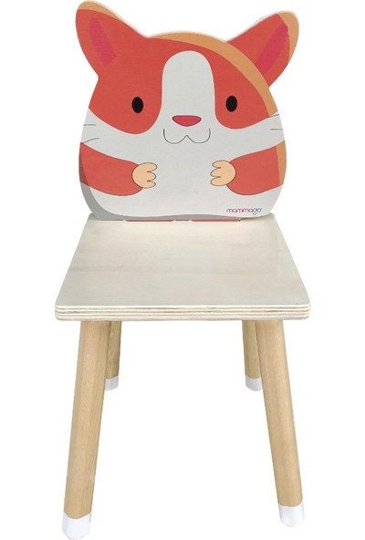 Mammago Doğal Ahşap Çocuk Aktivite Sandalyesi - Pokemon Mammago Doğal Ahşap Çocuk Aktivite Sandalyesi - Pokemon