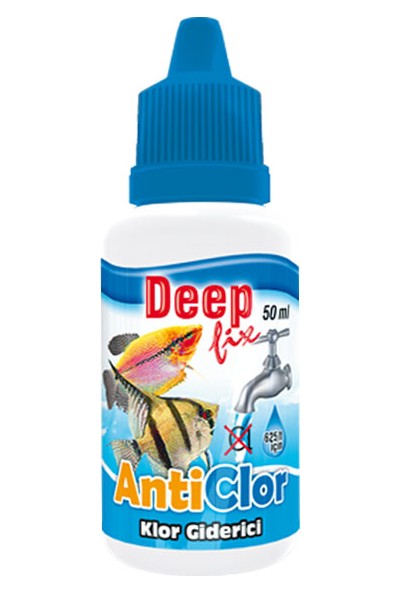 Deep Fix Anticlor Akvaryum Klor Giderici 50 ml