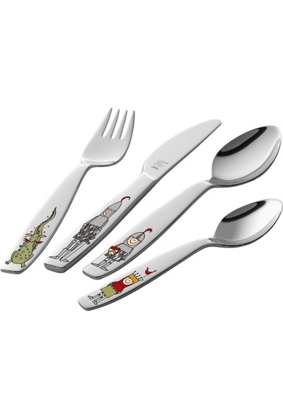 Zwilling Ritter Eckbert Çocuk Çatal Kaşık Bıçak Seti 4 Prç