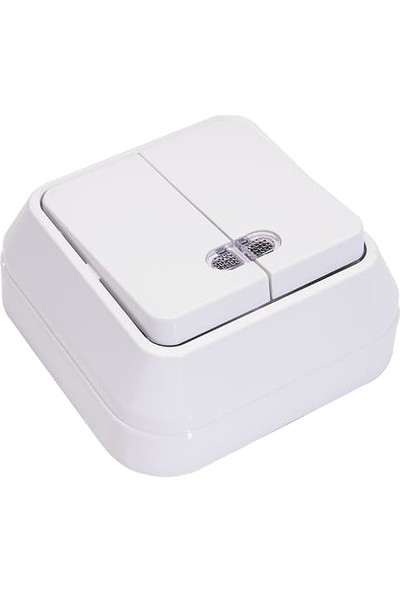 Makel Sıva Üstü Işıklı Komitatör Beyaz 45123