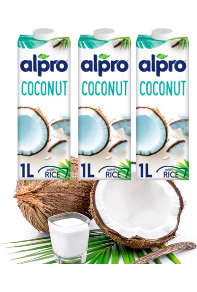 Alpro Hindistan Cevizi Sütü 3 x 1 lt