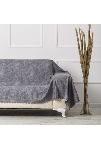 Velerde Home vessel Gri Battal Boy Kollarınıda Kapatan Çift Taraflı Çekyat Koltuk Örtüsü Şalı Velerde Home vessel Gri Battal Boy Kollarınıda Kapatan Çift Taraflı Çekyat Koltuk Örtüsü Şalı