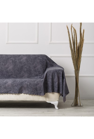 Velerde Home vessel Antrasit Battal Boy Kollarınıda Kapatan Çift Taraflı Çekyat Koltuk Örtüsü Şalı Velerde Home vessel Antrasit Battal Boy Kollarınıda Kapatan Çift Taraflı Çekyat Koltuk Örtüsü Şalı