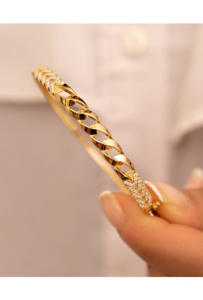 Yavuz Kuyumculuk Gurmet Zincir Desenli Kelepçe