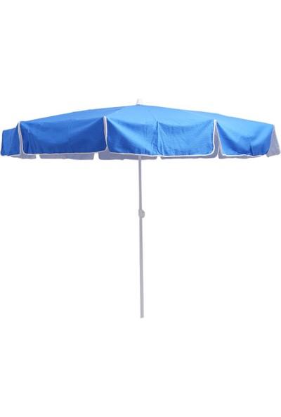 Masho Trend Puantiyeli Mavi Gabardin Kalın Kumaş Plaj Şemsiyesi - Balkon Şemsiyesi - Bahçe Şemsiyesi Masho Trend Puantiyeli Mavi Gabardin Kalın Kumaş Plaj Şemsiyesi - Balkon Şemsiyesi - Bahçe Şemsiyesi