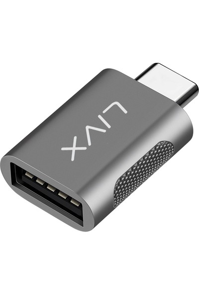 Livx Usb3.0 To Type C Çevirici Dönüştürücü Otg Adaptör Gri Livx Usb3.0 To Type C Çevirici Dönüştürücü Otg Adaptör Gri