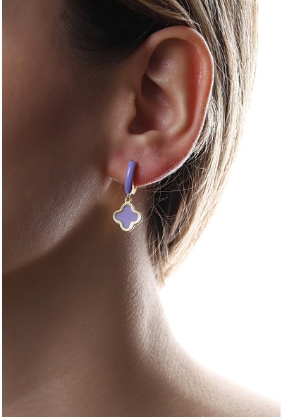 Sortie Accessories Çiçek Figürlü Sallantılı Küpe 007