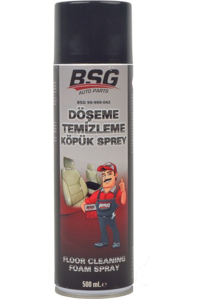 BSG Döşeme Temizleyici Köpük Sprey Bsg 500ML BSG Döşeme Temizleyici Köpük Sprey Bsg 500ML
