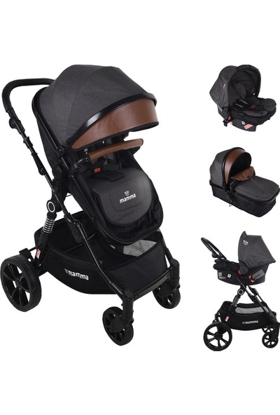 Mamma Shark Travel Sistem Amortisörlü Bebek Arabası
