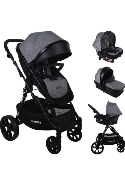 Mamma Shark Travel Sistem Amortisörlü Bebek Arabası Mamma Shark Travel Sistem Amortisörlü Bebek Arabası