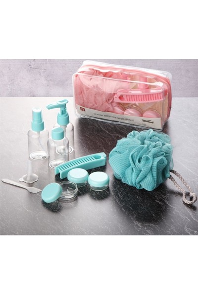 Tohana THN74762 Seyahat Tipi Çantalı Kozmetik Dolum ve Bakım Seti