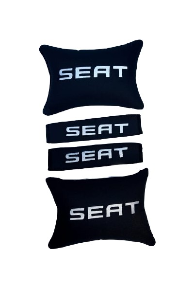 Otomind Seat Nakışlı Boyun Yastığı Konfor Seti