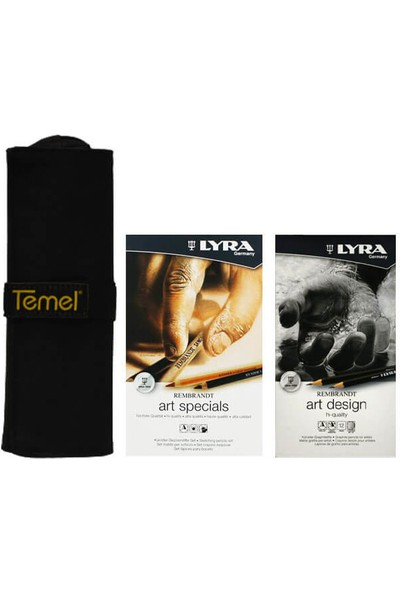 Temel Rulo Kalem Çantası ve Lyra Art Design Art Specials Kalem