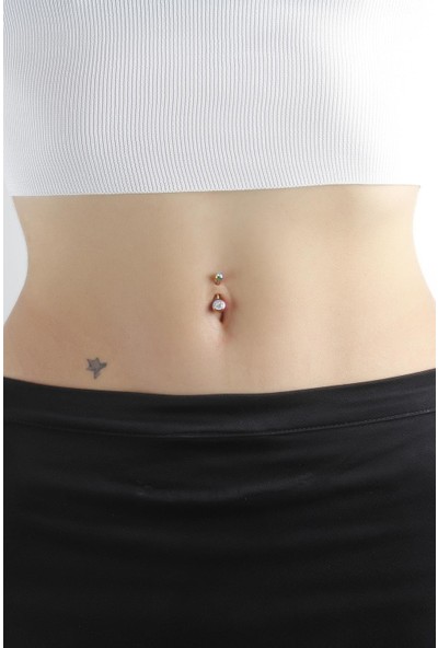 Madame Concept 316 Paslanmaz Çelik Tek Taşlı Hologram Kadın Göbek Piercing Madame Concept 316 Paslanmaz Çelik Tek Taşlı Hologram Kadın Göbek Piercing