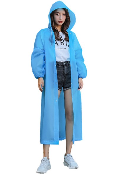 Gogoo Desenli Transparan Yağmurluk (Yurt Dışından)