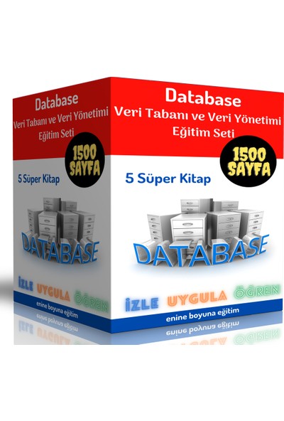 Enine Boyuna Eğitim Database Veri Tabanı ve Veri Yönetimi Eğitim Seti Enine Boyuna Eğitim Database Veri Tabanı ve Veri Yönetimi Eğitim Seti