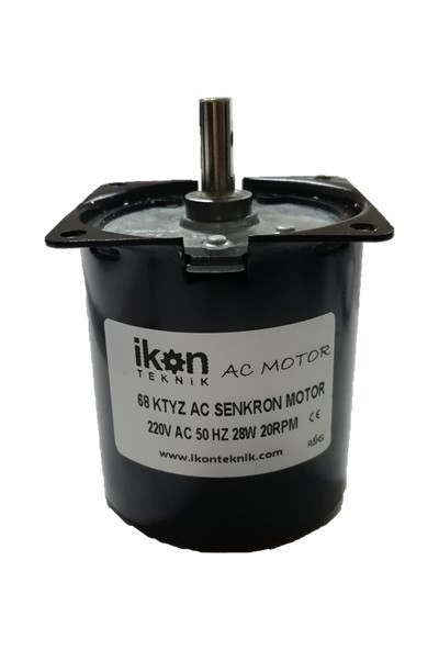 Ikon Ac Senkron Motor 68 Ktyz 20 Rpm 28W Viyol Motoru Ikon Ac Senkron Motor 68 Ktyz 20 Rpm 28W Viyol Motoru