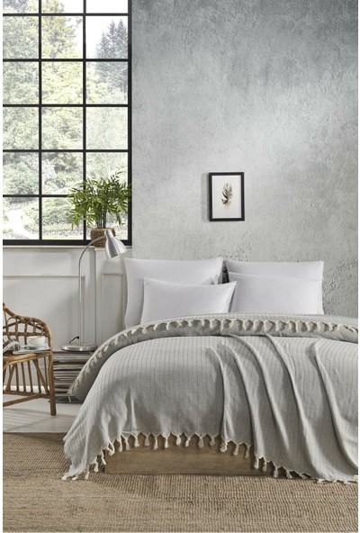 Casnack Lavin Model Gri Çift Kişilik Pike 1500GR. 200X230CM Casnack Lavin Model Gri Çift Kişilik Pike 1500GR. 200X230CM