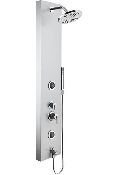 Vitra Move Masajlı Duş Sistemi Gümüş 140X25 cm Vitra Move Masajlı Duş Sistemi Gümüş 140X25 cm