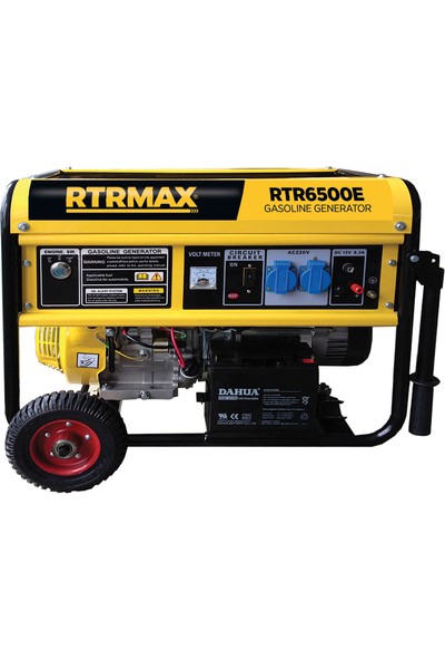 Rtr Max Rtrmax RTR6500E Marşlı Benzinli Jeneratör 6.2/6.8 Kva