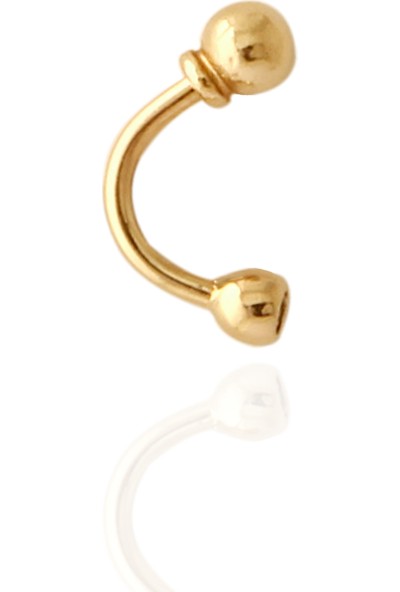 Myra Gold Minimal Taşlı Kıkırdak Altın Piercing Myra Gold Minimal Taşlı Kıkırdak Altın Piercing