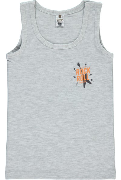 Özkan Erkek Çocuk Atlet 3-9 Yaş Gri