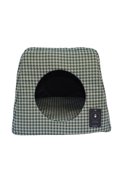 Panda Yeşil Üç Fonksiyonlu Kedi Evi