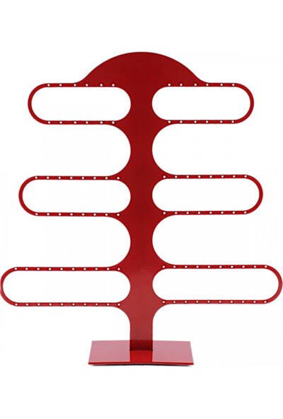 Entina Metal Oval 3 Katlı Küpe Standı Kuyumcu Vitrini Küpelik Küçük Kırm Entina Metal Oval 3 Katlı Küpe Standı Kuyumcu Vitrini Küpelik Küçük Kırm