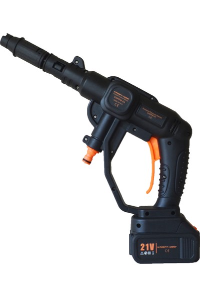 Kraft Hart 21V 2.4A Şarjlı Oto Yıkama Makinesi 50 Bar Akülü Basınçlı