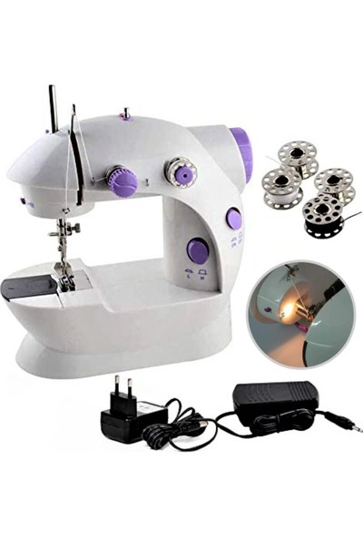 Cooltech Mini Ev Dikiş Makinesi Pedallı Işıklı Sewıng Machine Cooltech Mini Ev Dikiş Makinesi Pedallı Işıklı Sewıng Machine