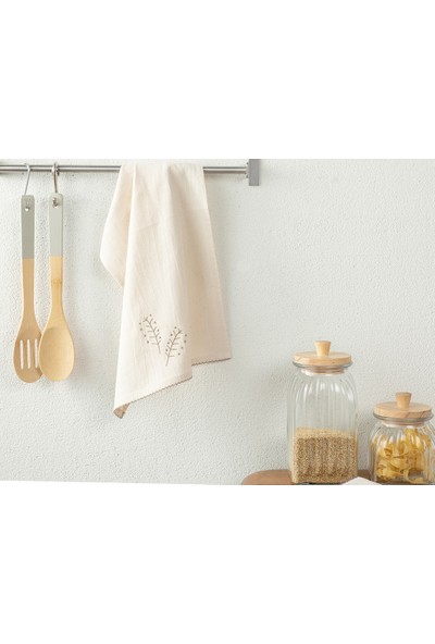 English Home Briony Pamuk Kurulama Bezi 30 x 50 cm. Bej