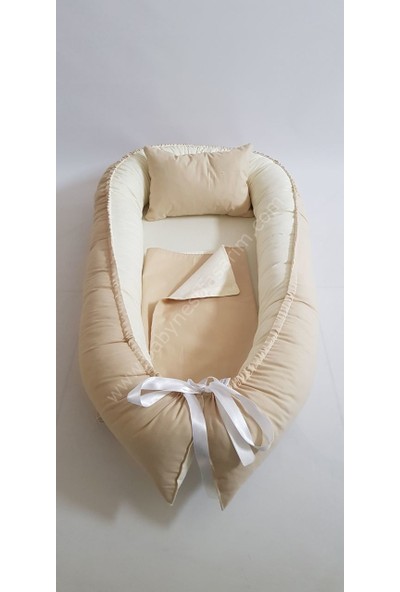 Babynest Dünyası Battaniyeli Kapiçino Krem Babynest Bebek Yuvası Babynest Dünyası Battaniyeli Kapiçino Krem Babynest Bebek Yuvası