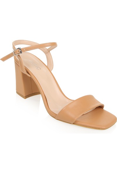 Hotiç 01SAH175160A340 Camel Kadın Sandalet