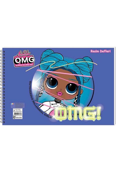 Keskin Color Lol Omg Resim Defteri 25X35 15 Yaprak 300215-79 Keskin Color Lol Omg Resim Defteri 25X35 15 Yaprak 300215-79