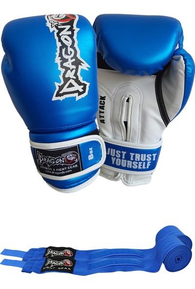 Dragon Attack 5 Boks Eldiveni Yeni Attack Boks Eldiveni ve Bandaj 2'li Set Dragon Attack 5 Boks Eldiveni Yeni Attack Boks Eldiveni ve Bandaj 2'li Set
