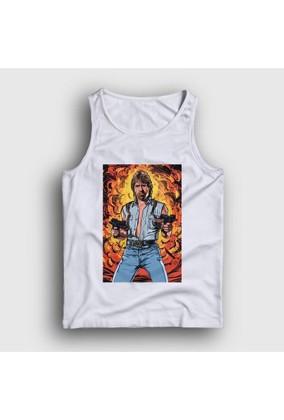 Presmono Beyaz Explosion Chuck Norris Atlet Presmono Beyaz Explosion Chuck Norris Atlet