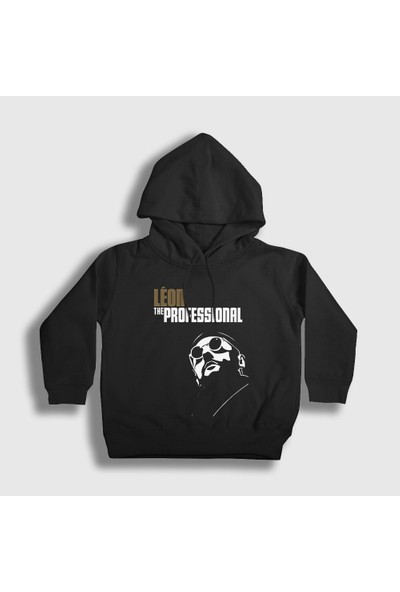 Presmono Çocuk Siyah Cover Film Leon Kapüşonlu Sweatshirt Presmono Çocuk Siyah Cover Film Leon Kapüşonlu Sweatshirt