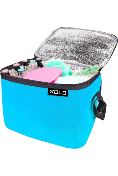 Xolo Oto Araç Termos Buzluk Çanta Mavi 32 Litre Thermo Bag Katlanabilir