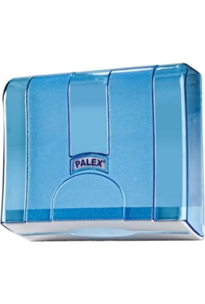 Palex Z Katlı Havlu Dispenseri Şeffaf Mavi