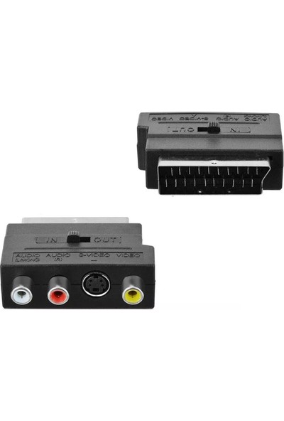 OEM Scart Adaptör Swıchlı (In-Out) OEM Scart Adaptör Swıchlı (In-Out)